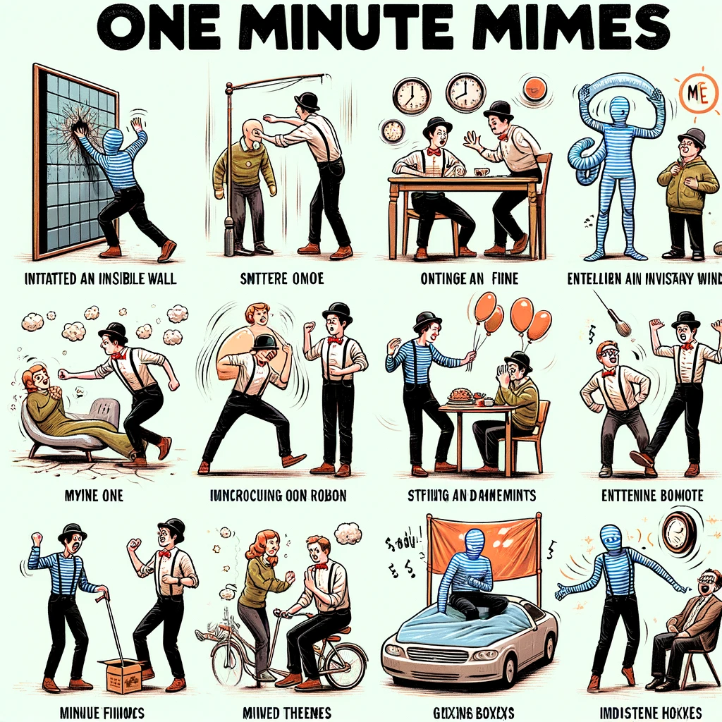 One Minute Mimes - Solo Mimes for Children - Drama Start